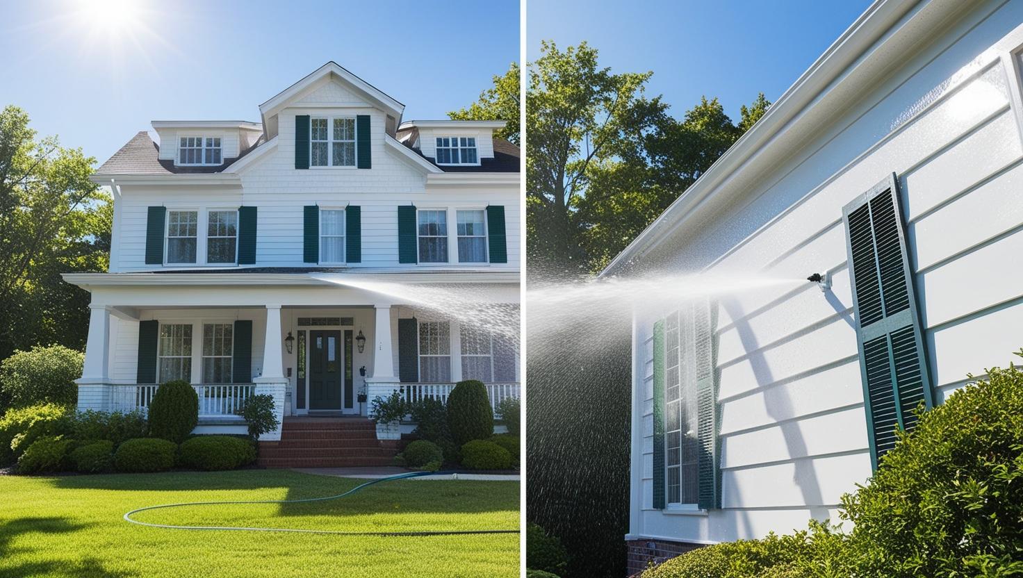 Commercial and Residential Pressure Washing Services: House and Roof ...